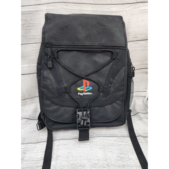 Sony | Bags | Vintage Sony Playstation Promo Backpack Rare | Poshmark